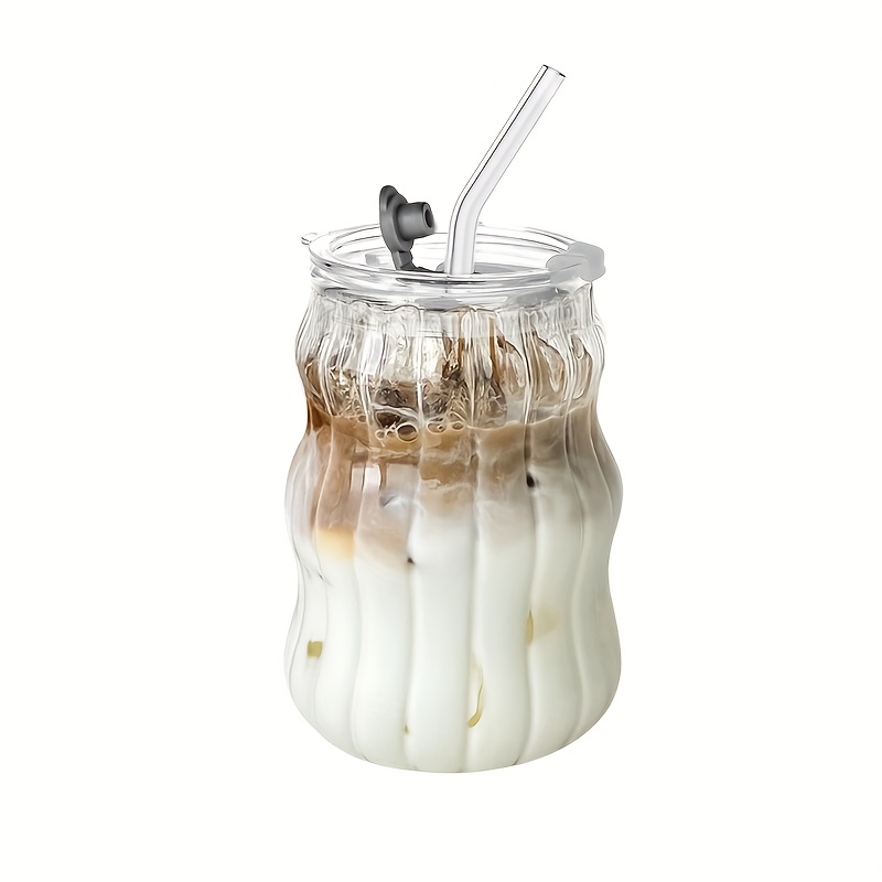 glass cups with straw sold on Temu Philippines