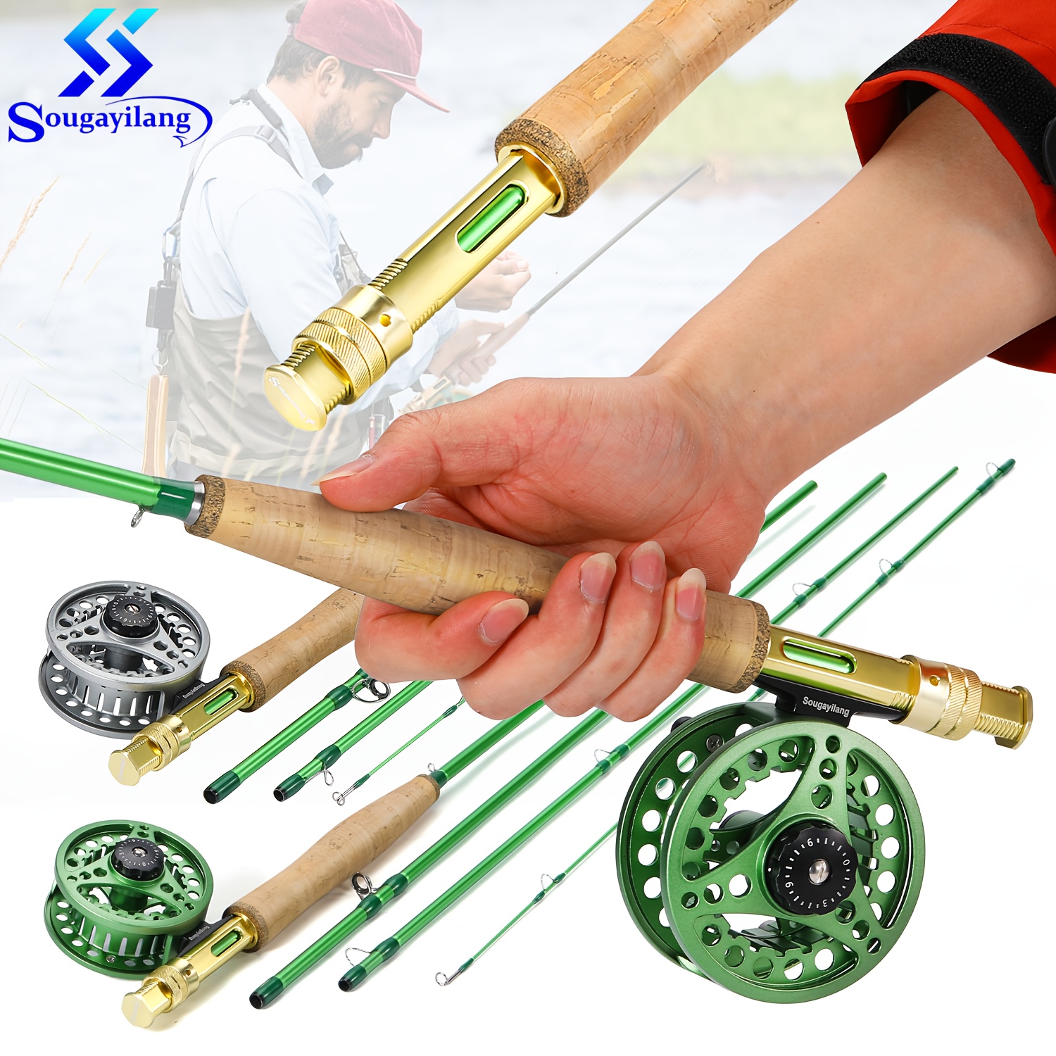 fishing rods and gear sold on Temu United States