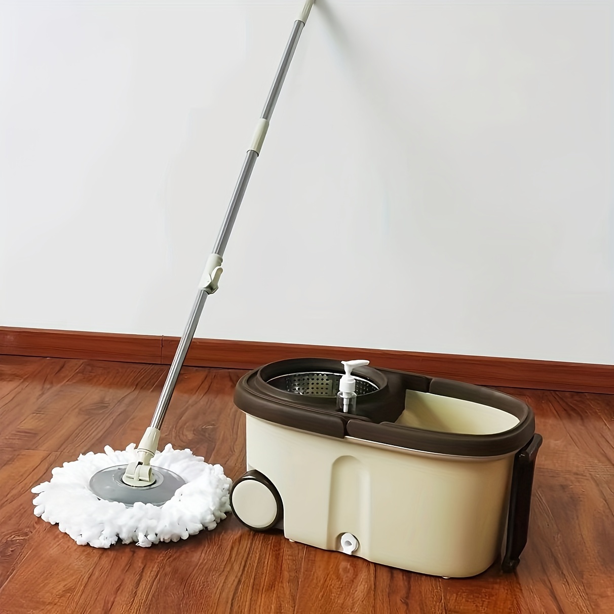 Household Spin Mop Bucket Set Household Rotating Floor Mop - Temu