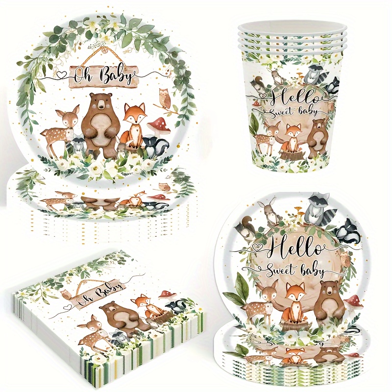 Forest Animal Theme Baby Shower