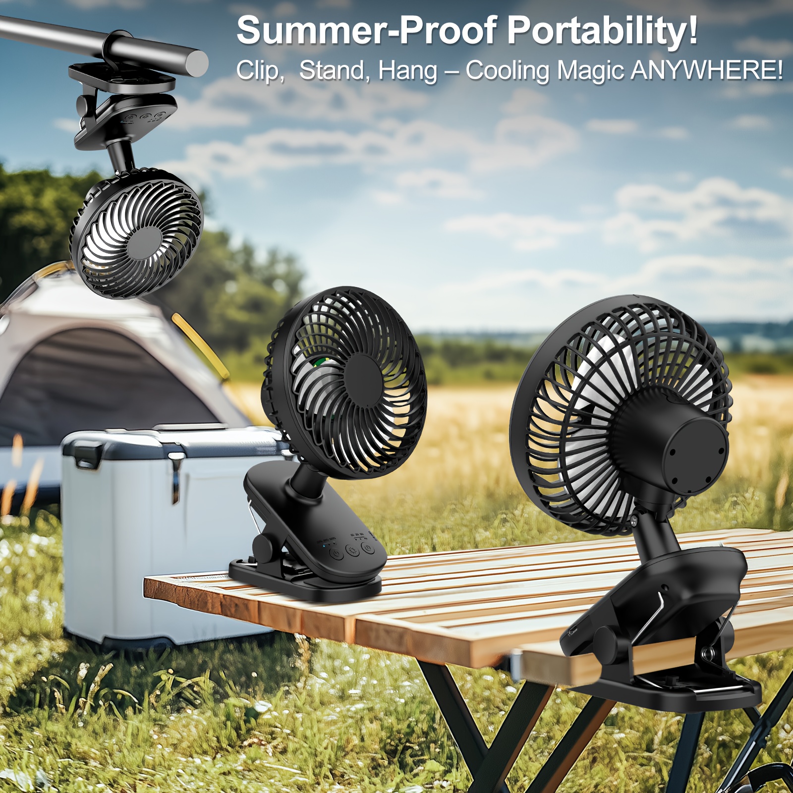 portable fan sold on Temu United States