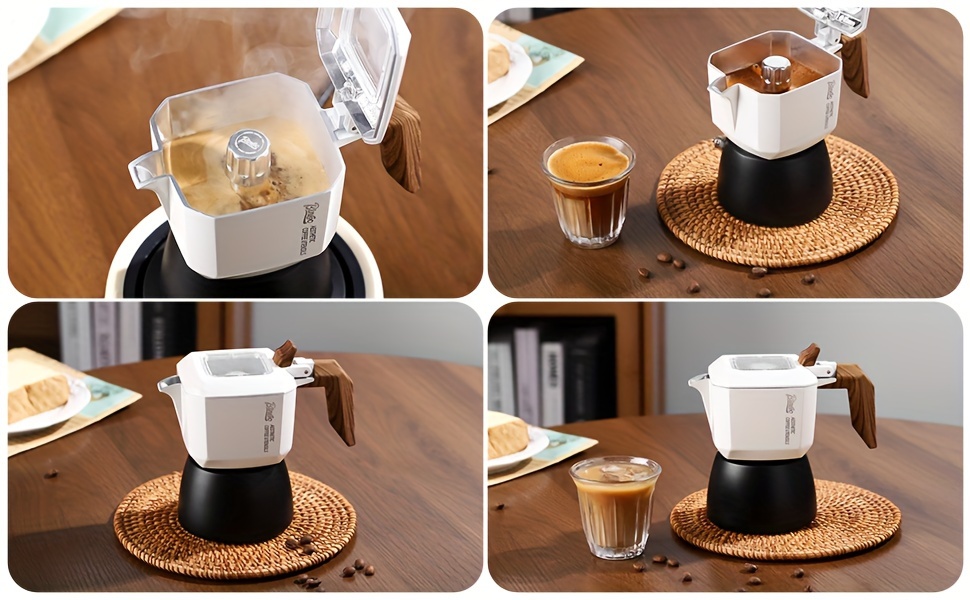 Stovetop Espresso Maker, Pot, Italian Coffee Maker Classic Cafe ...