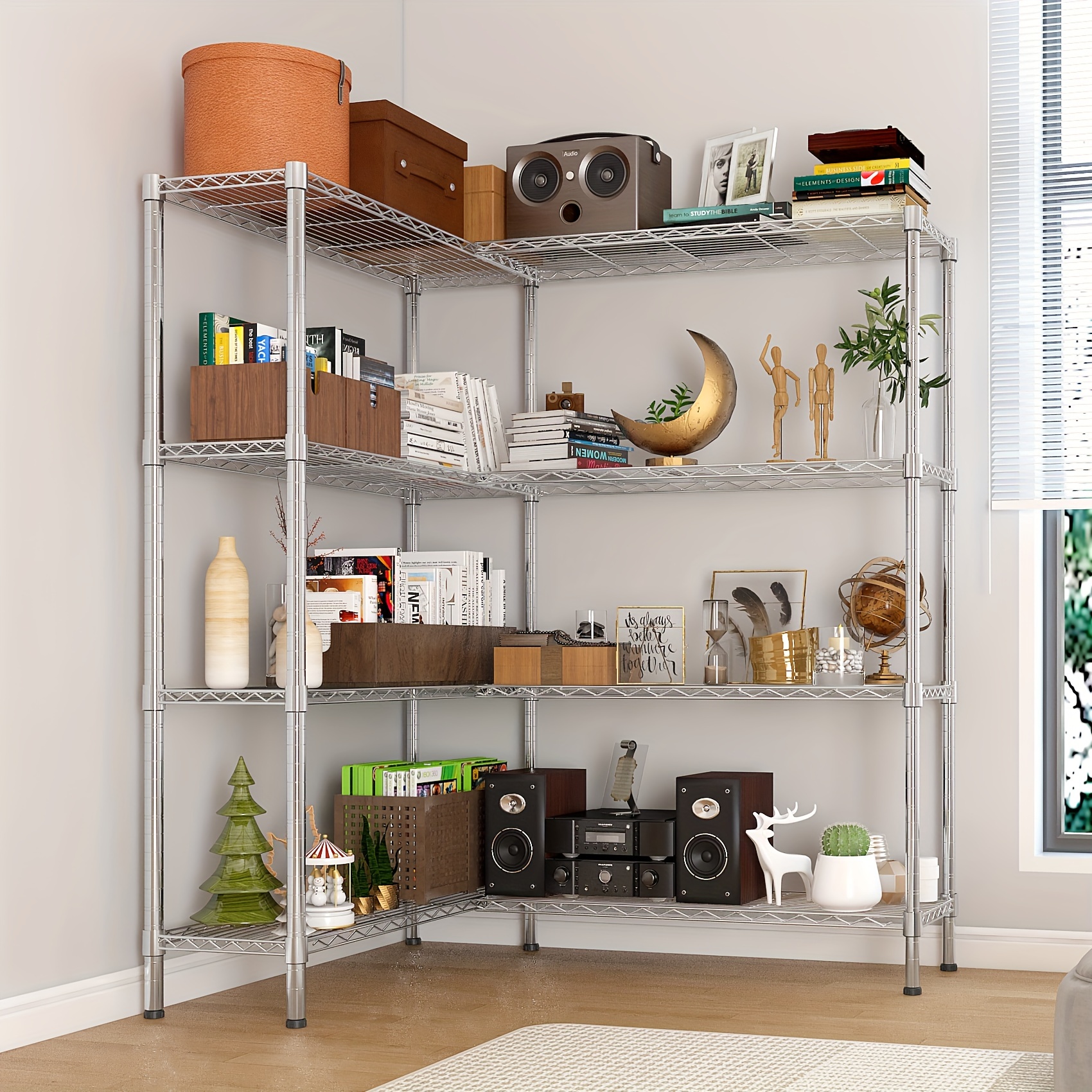 wire shelving units sold on Temu United States