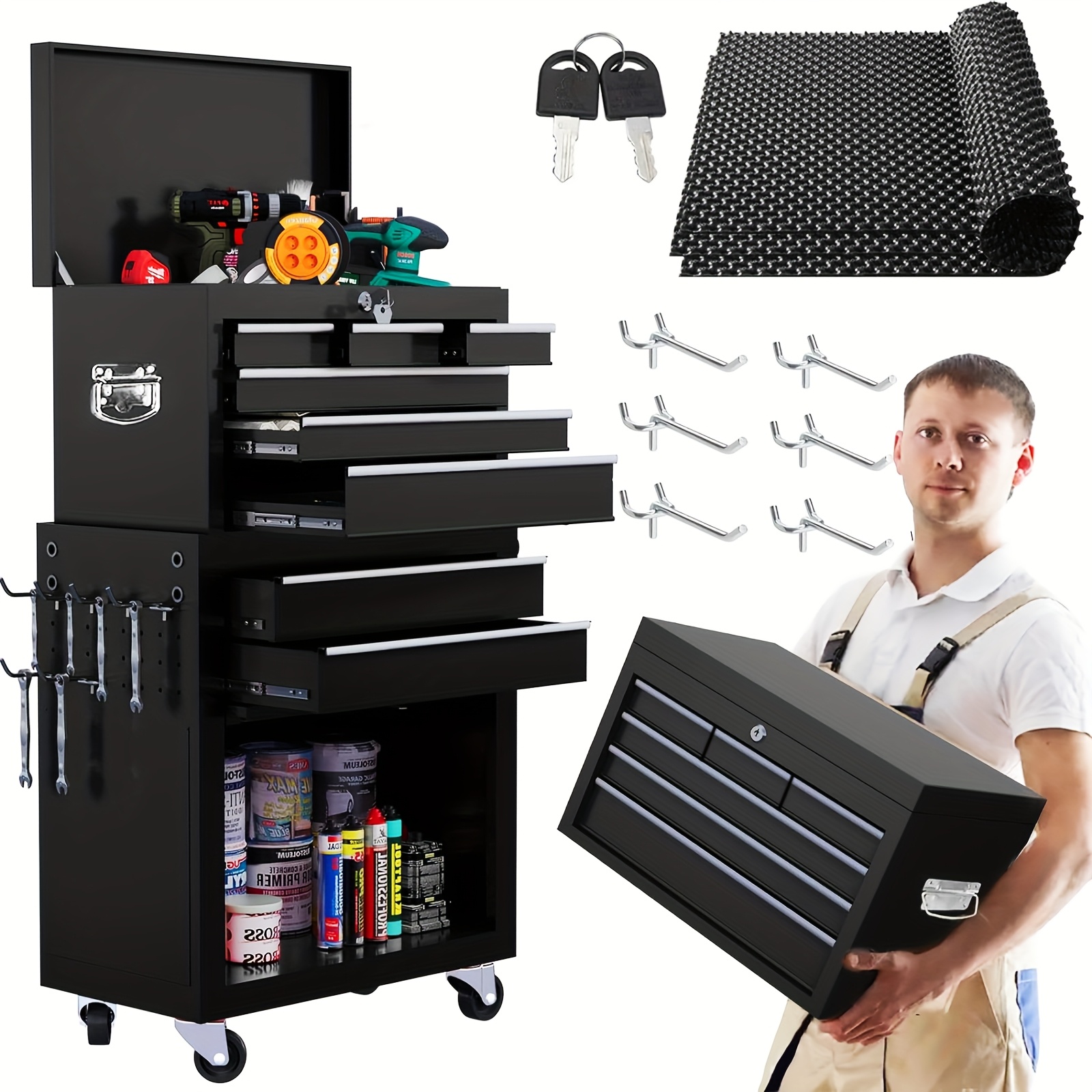 tool boxes sold on Temu United States