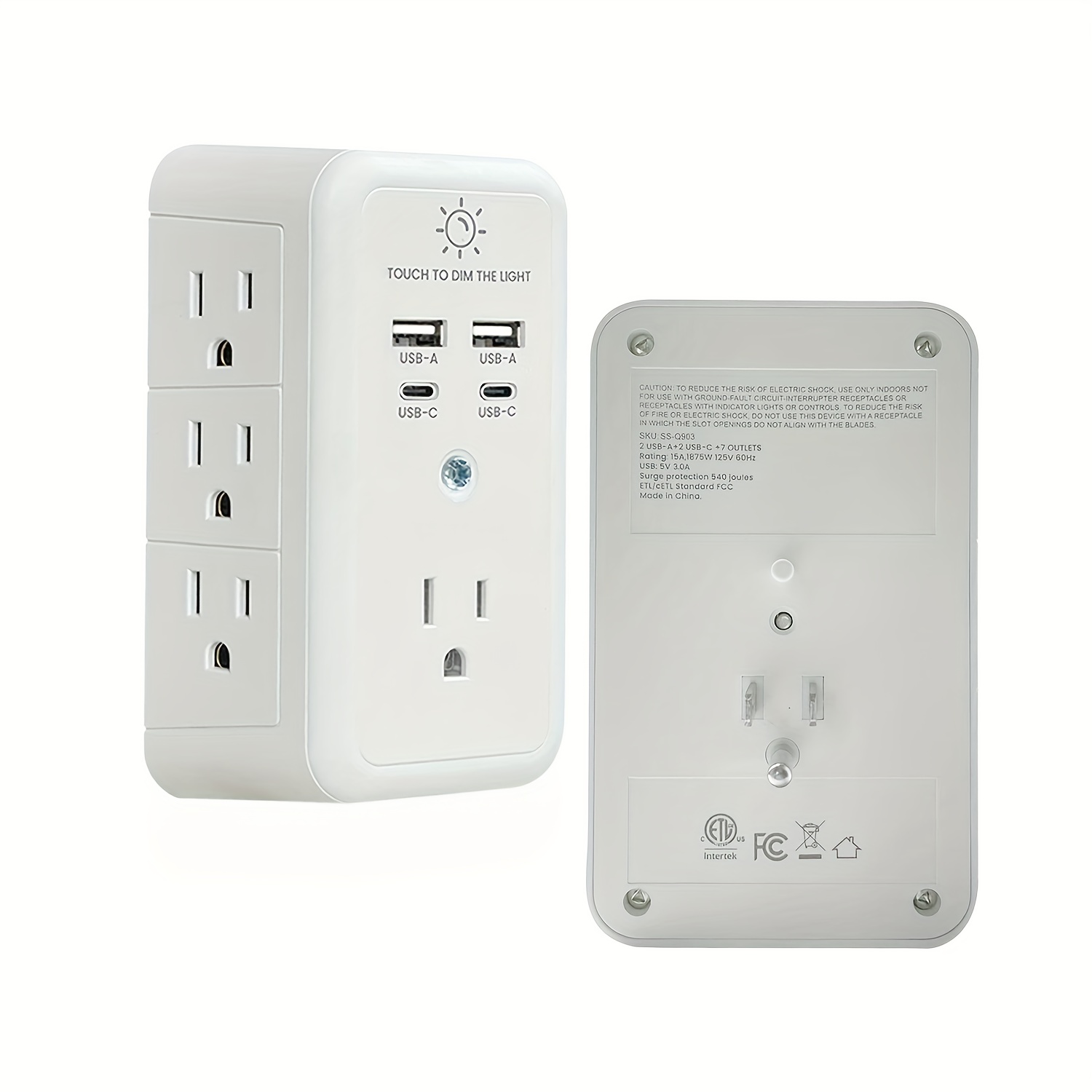 usb c outlets sold on Temu United States