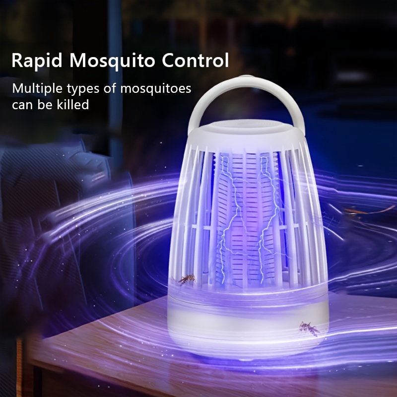 1pc Portable Electric Mosquito Killer Lamp Usb Rechargeable Indoor ...