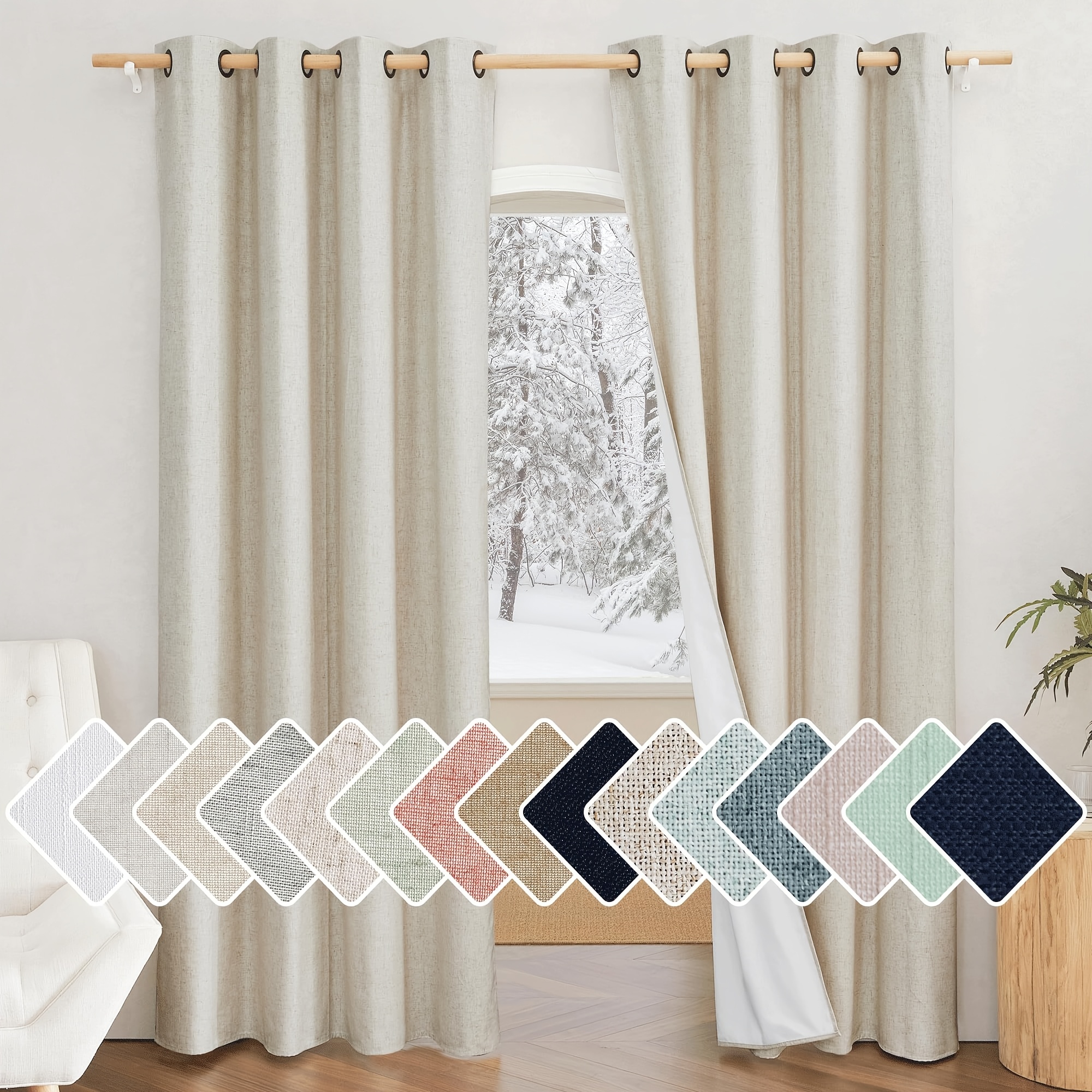 curtains drapes sold on Temu United States