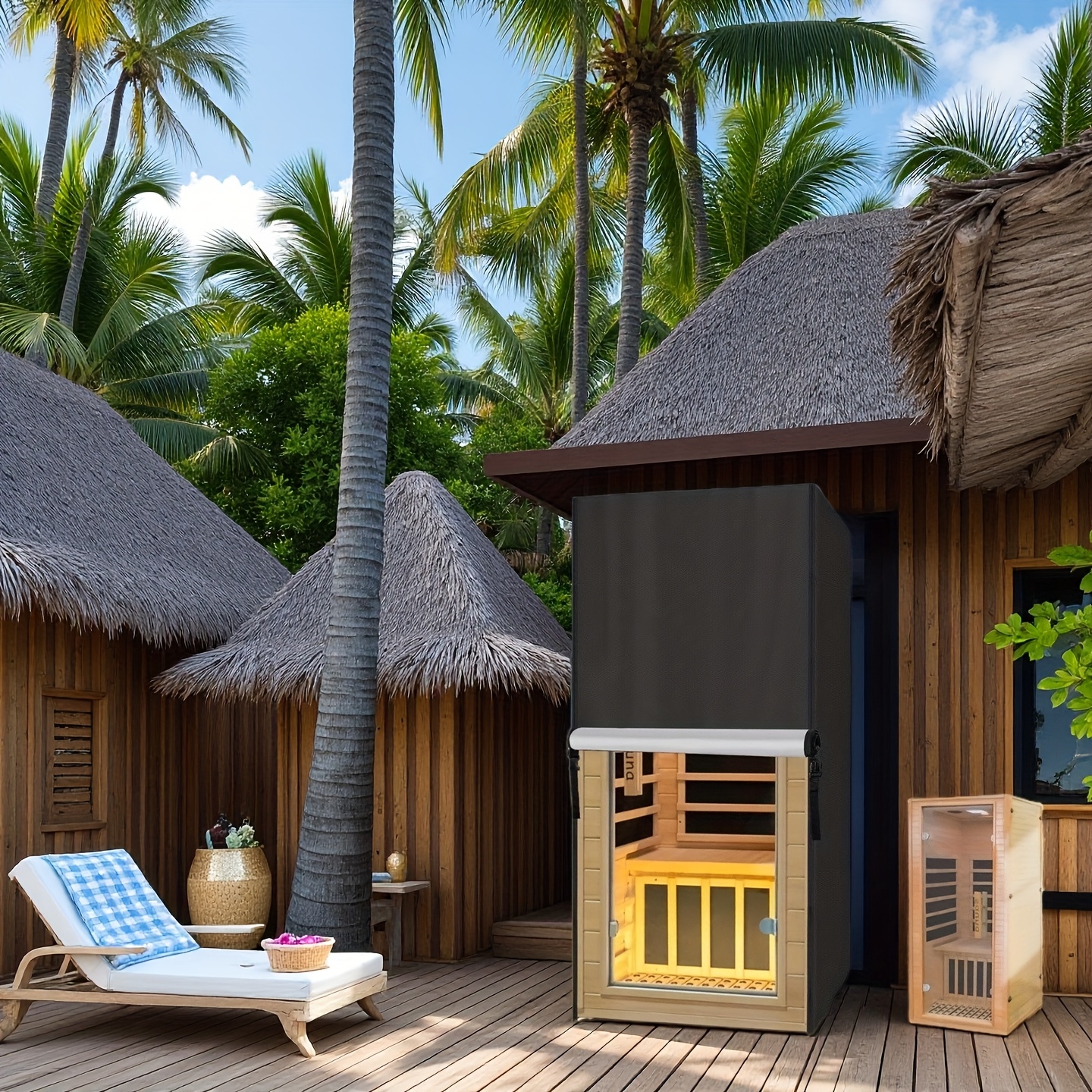 home sauna sold on Temu Australia