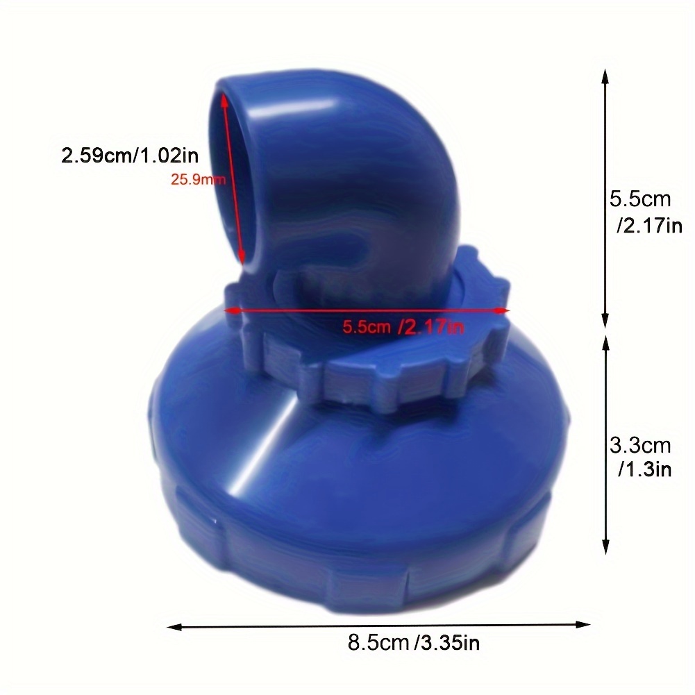Pool Accessories 360° Rotatable Pool Inlet Nozzle - Flexible Blue ...