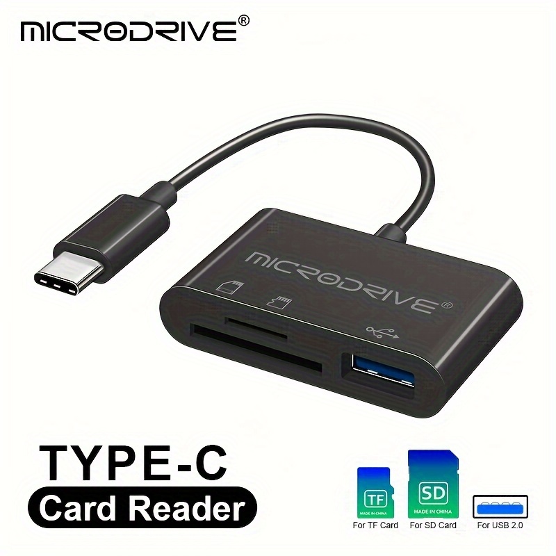 Usb C 1 Hub Adapter Converter Type C Micro Tf Sd Card 1 - Temu