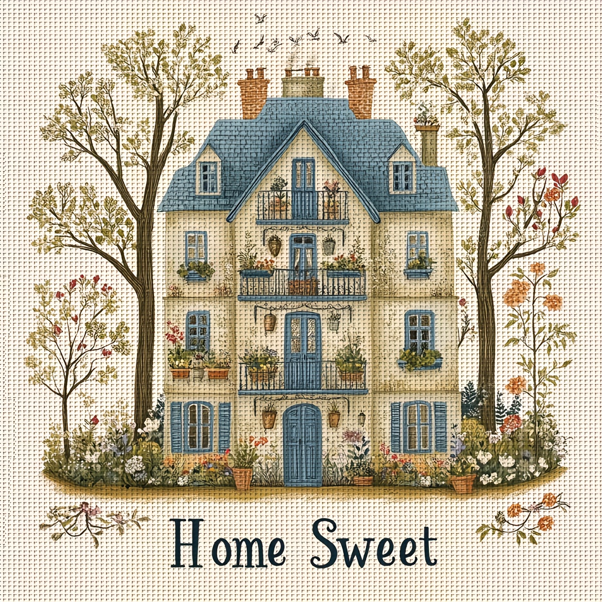 cross stitching kits sold on Temu United States