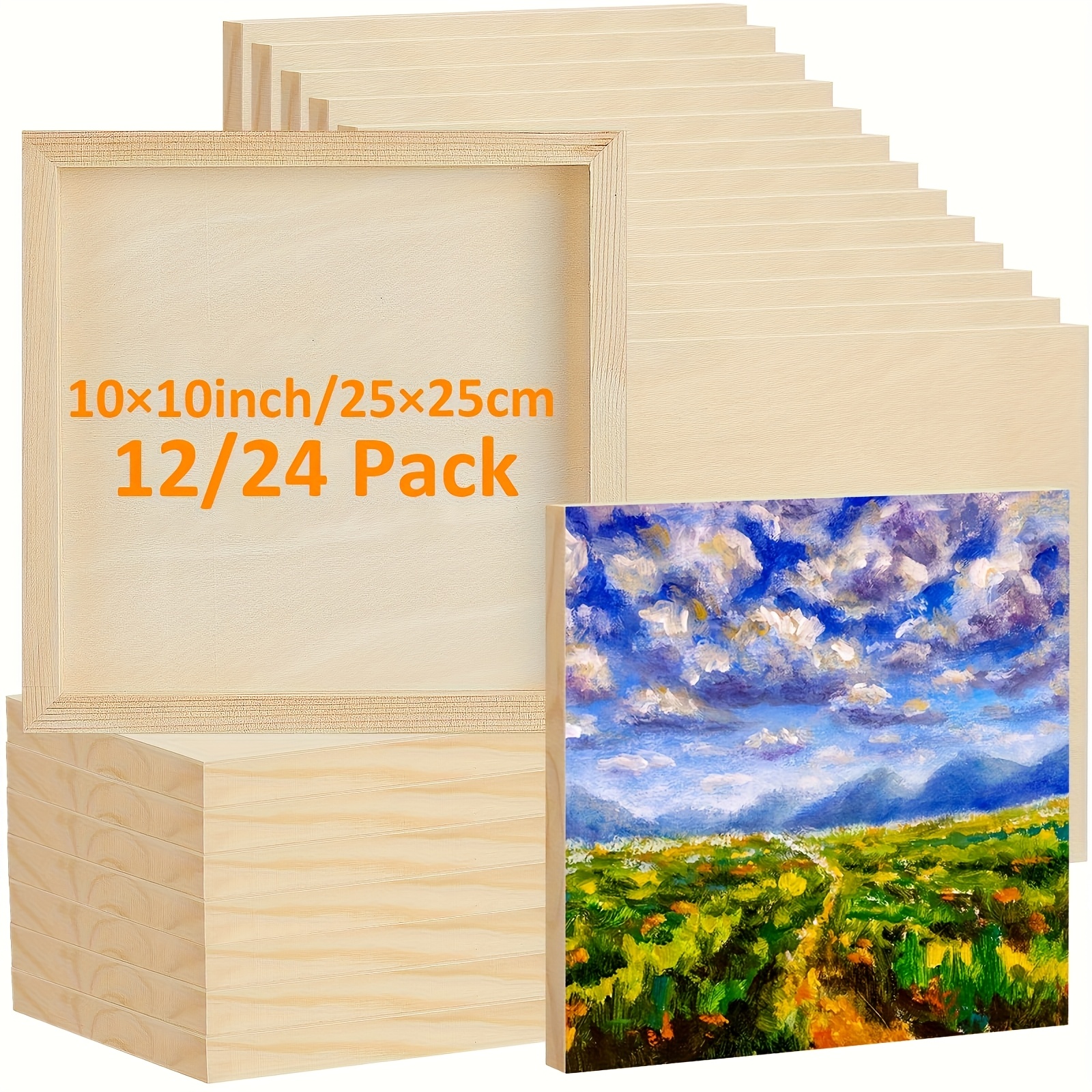 wood canvas sold on Temu United States