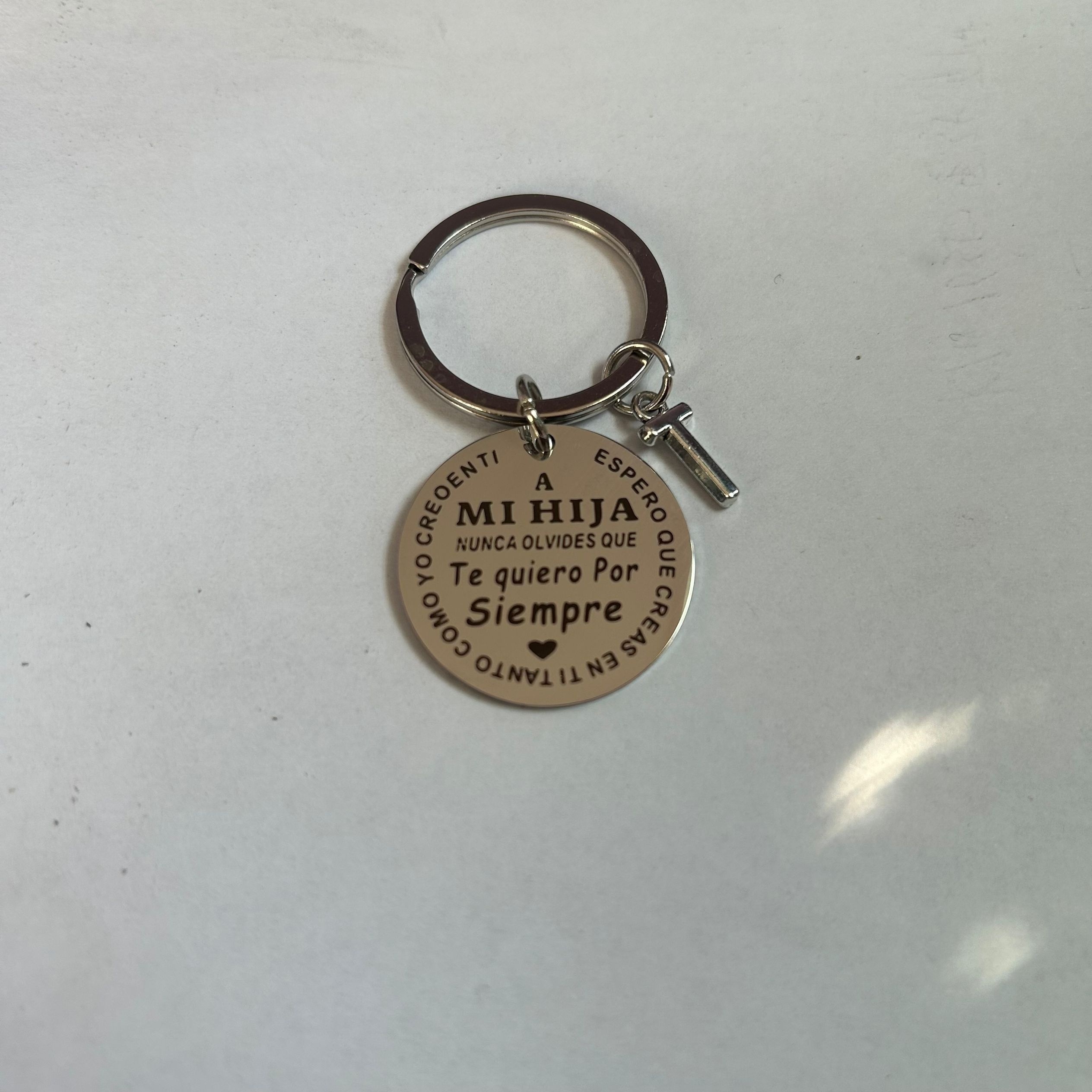 Spanish Inspirational Gift Keychain Son Daughter Stainless - Temu Ireland