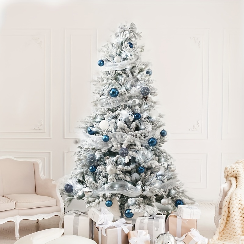Luxury Faux Christmas Tree Set Easy Setup - Temu Canada