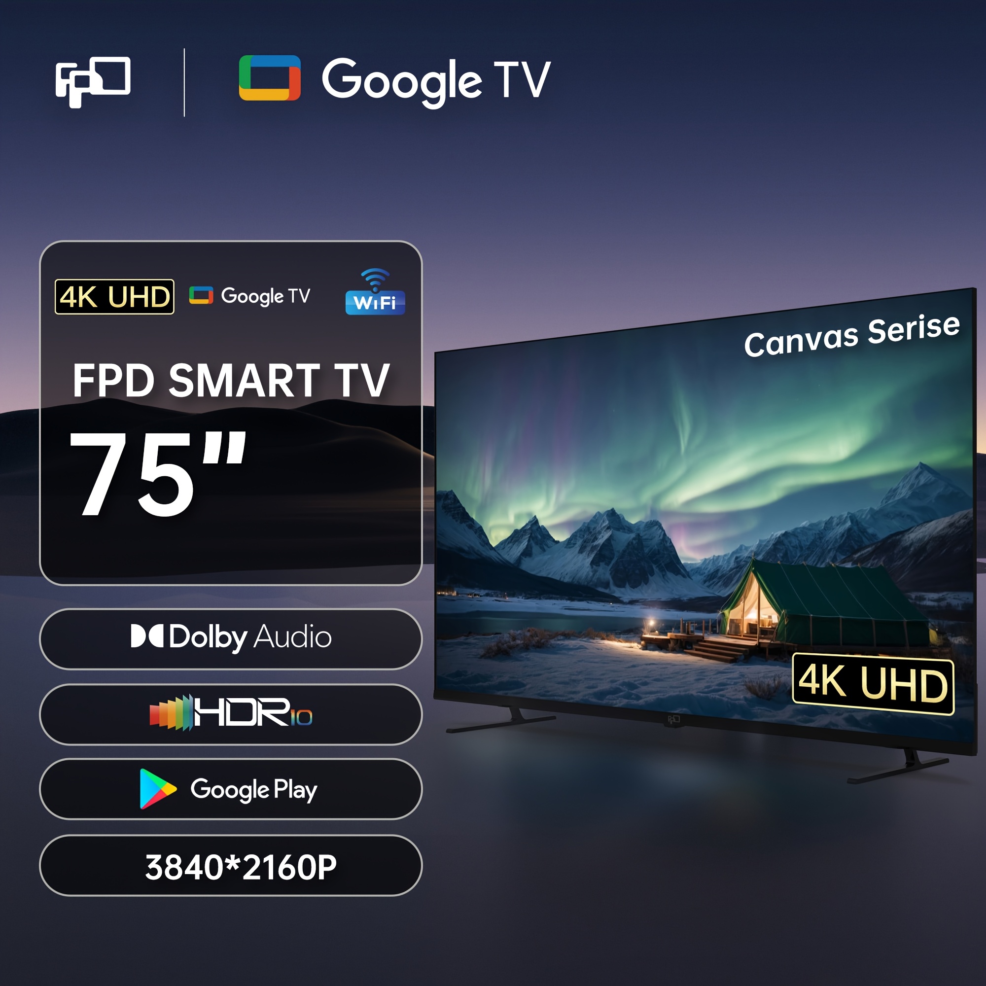 smart tvs sold on Temu United States