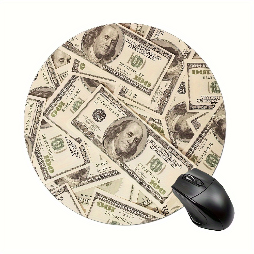 Fancy Pad Design Women Girls Round Mousepad Non - Temu Canada