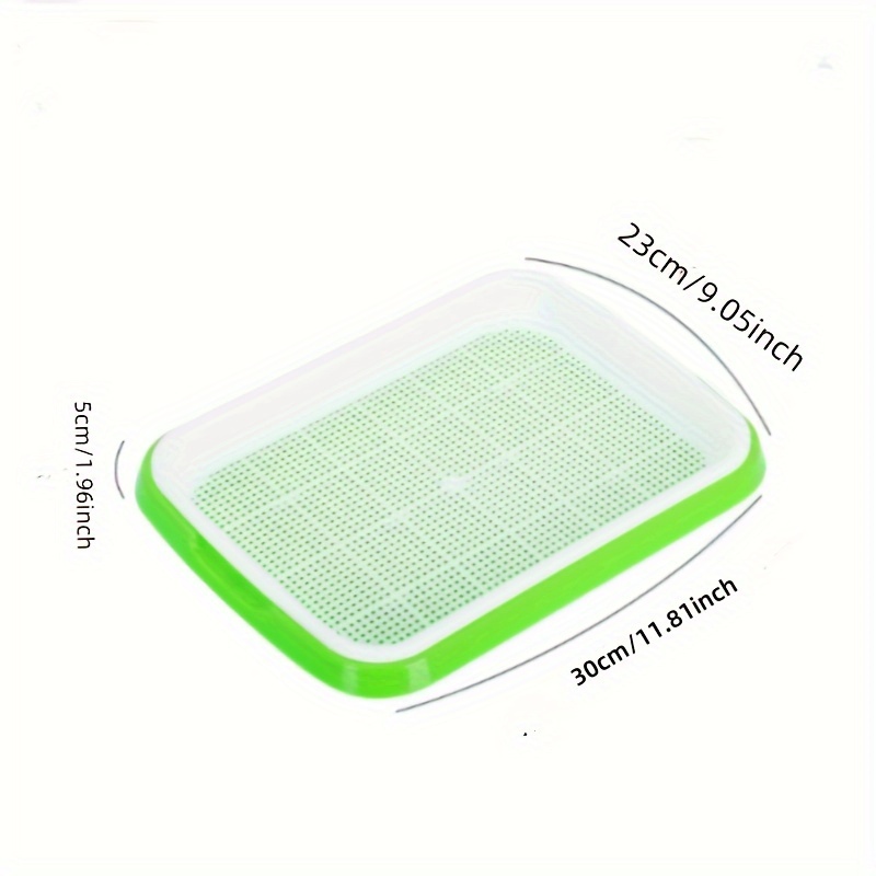 1pc Hydroponic Bean Sprout Tray - Soilless Seedling Pot For Wheat ...