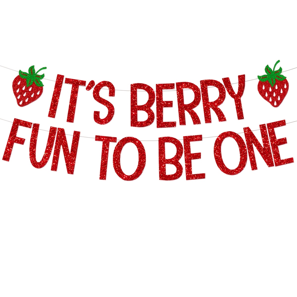 berry first birthday decoration sold on Temu United States