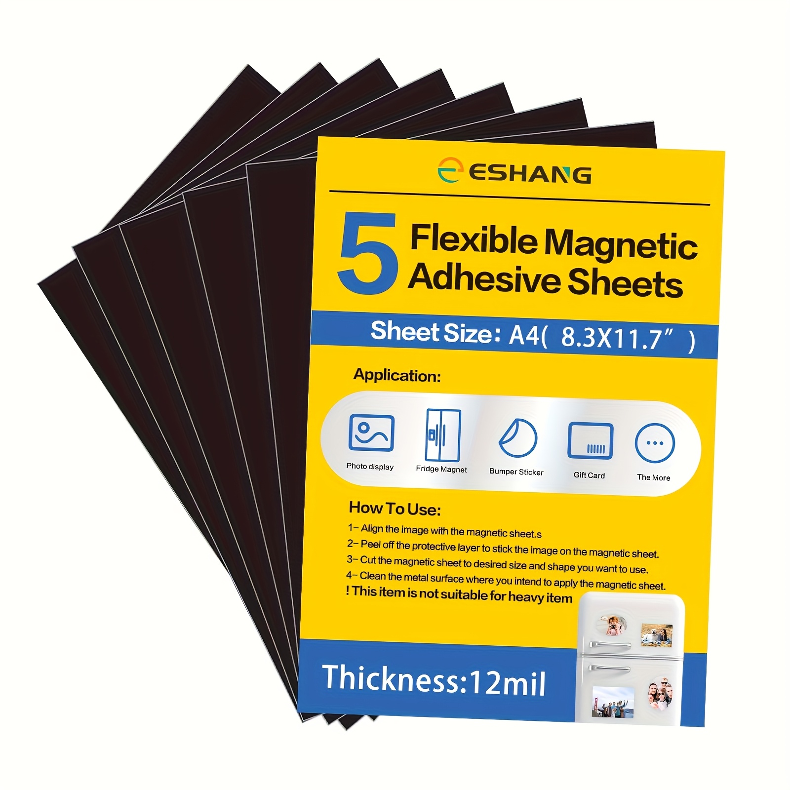 magnetic sheets sold on Temu Canada