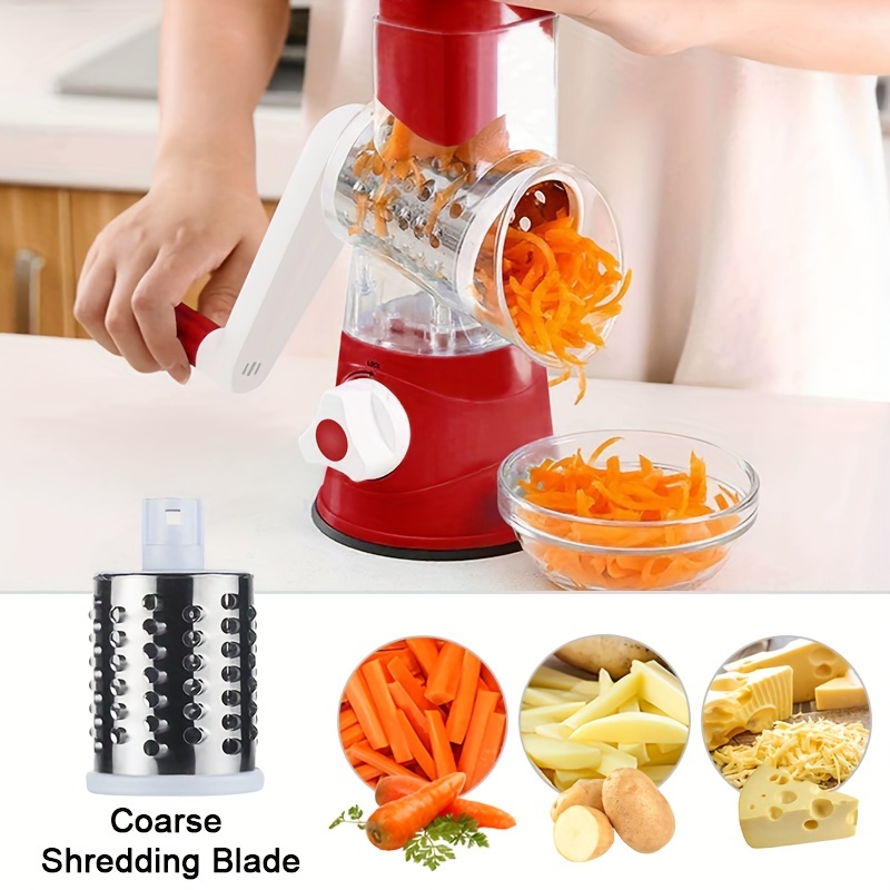 3 in 1 Multifunctional Rotary Cheese Grater Plastic Handheld - Temu