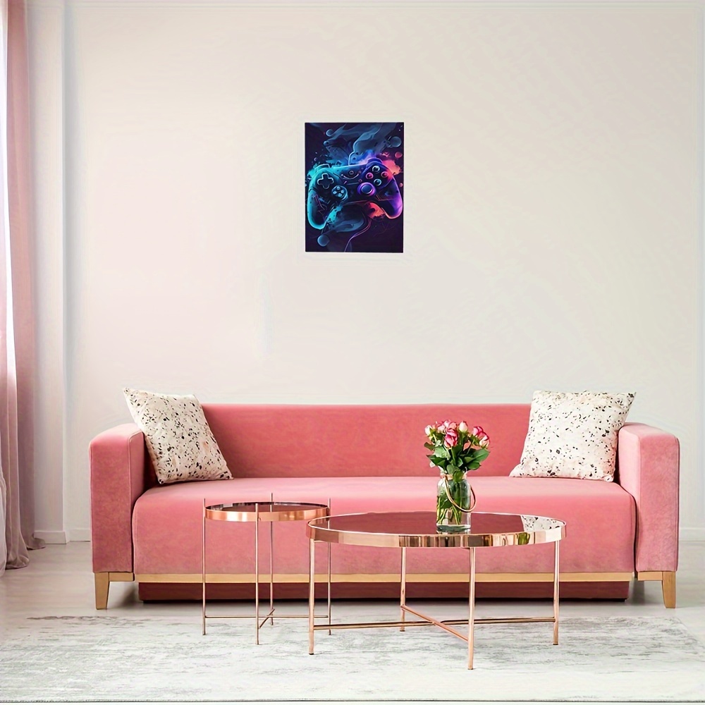 Framed Canvas Gaming Console Wall Art Poster Abstract - Temu United Kingdom