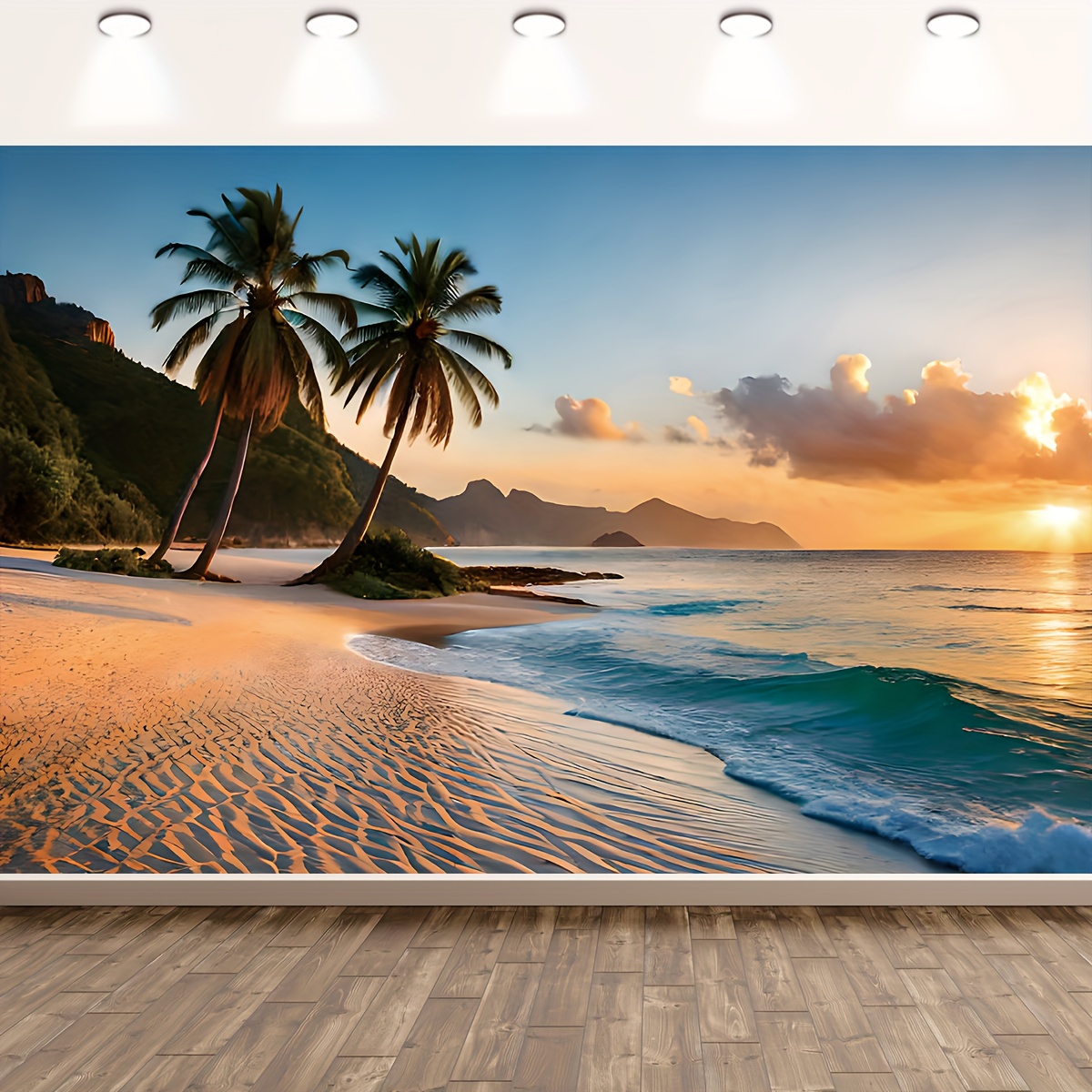 seaside sunset backdrop wedding ceremony party - Temu Australia