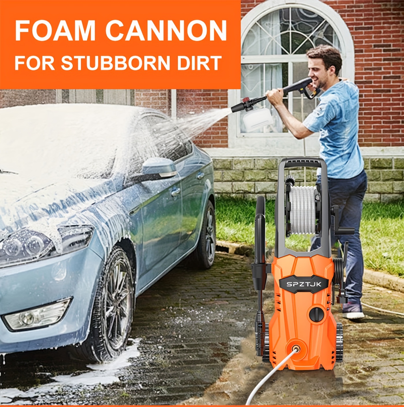 2024 High Pressure Washer Gun electric Pressure Washer Extra - Temu