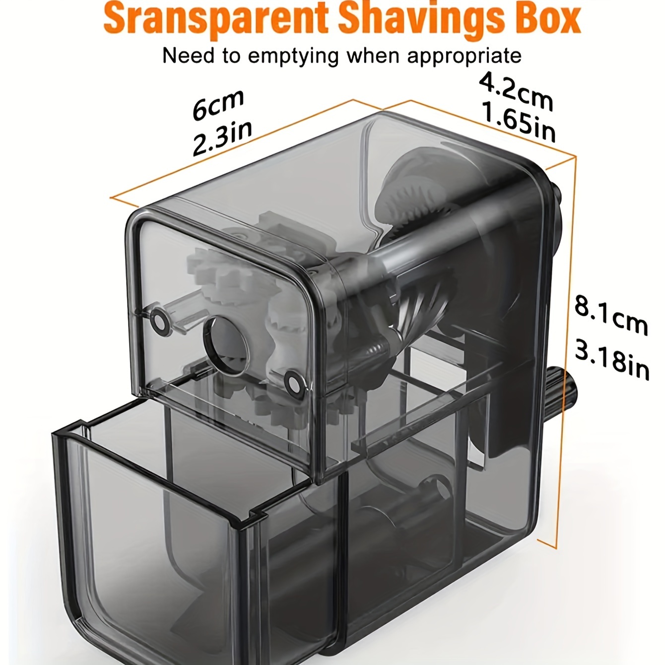 Manual Pencil Sharpener Upgraded Blade Fast Durable - Temu