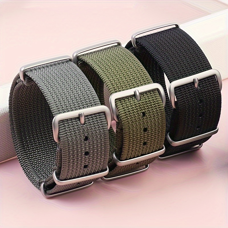 Polyamide Woven Nylon Watch Bands Compatible With Samsung Galaxy Watch3 ...
