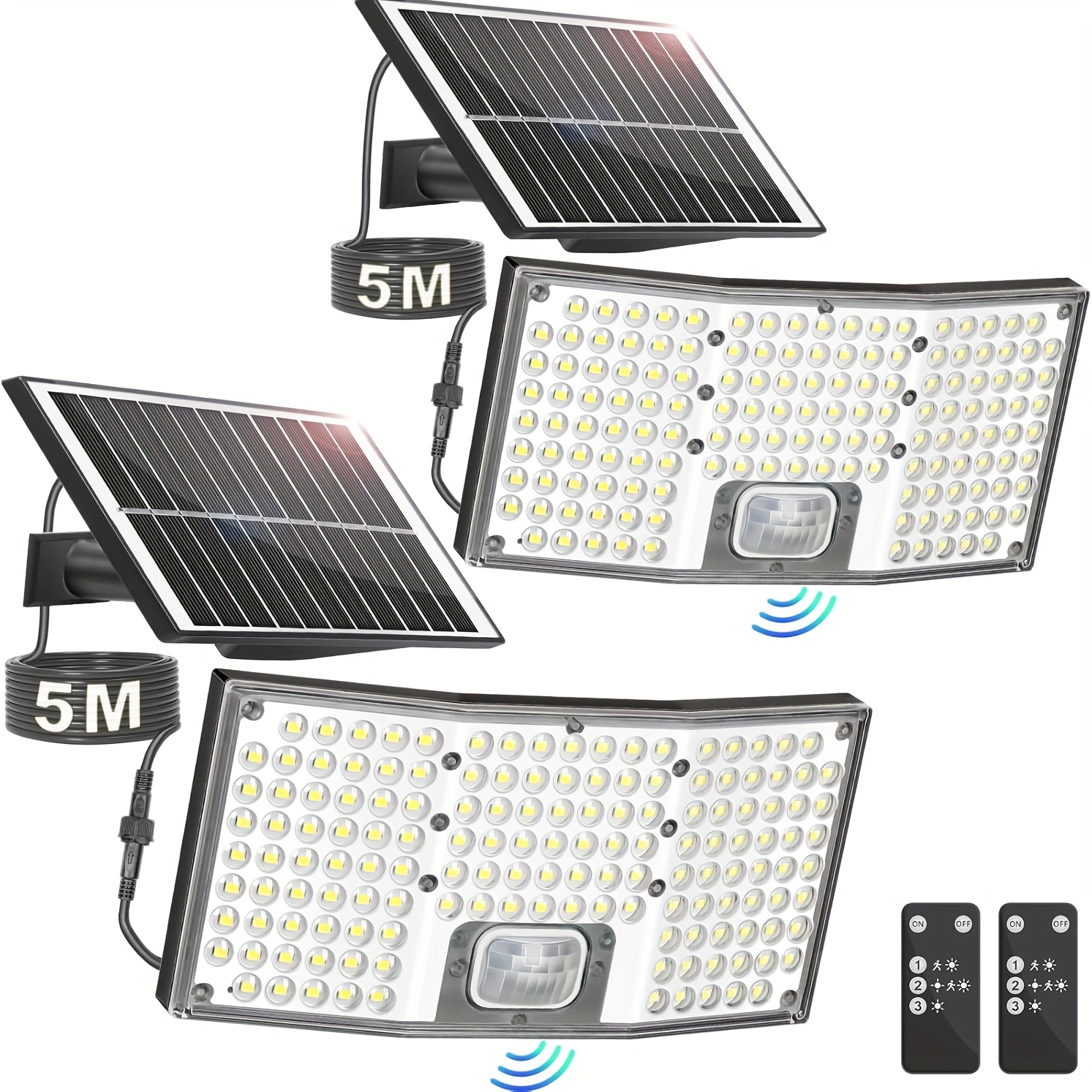 solar lights outdoor sold on Temu United States
