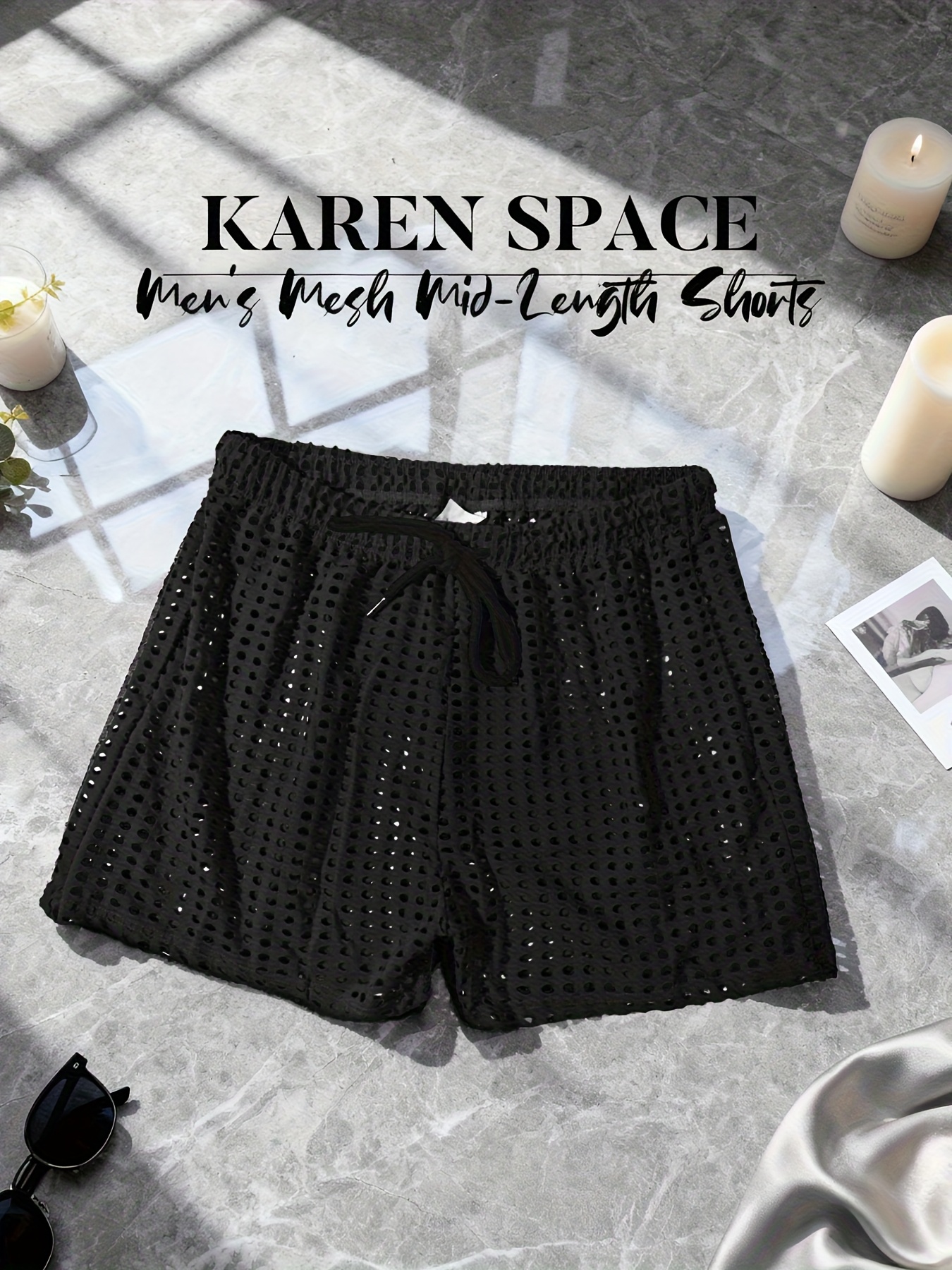sheer shorts sold on Temu United States