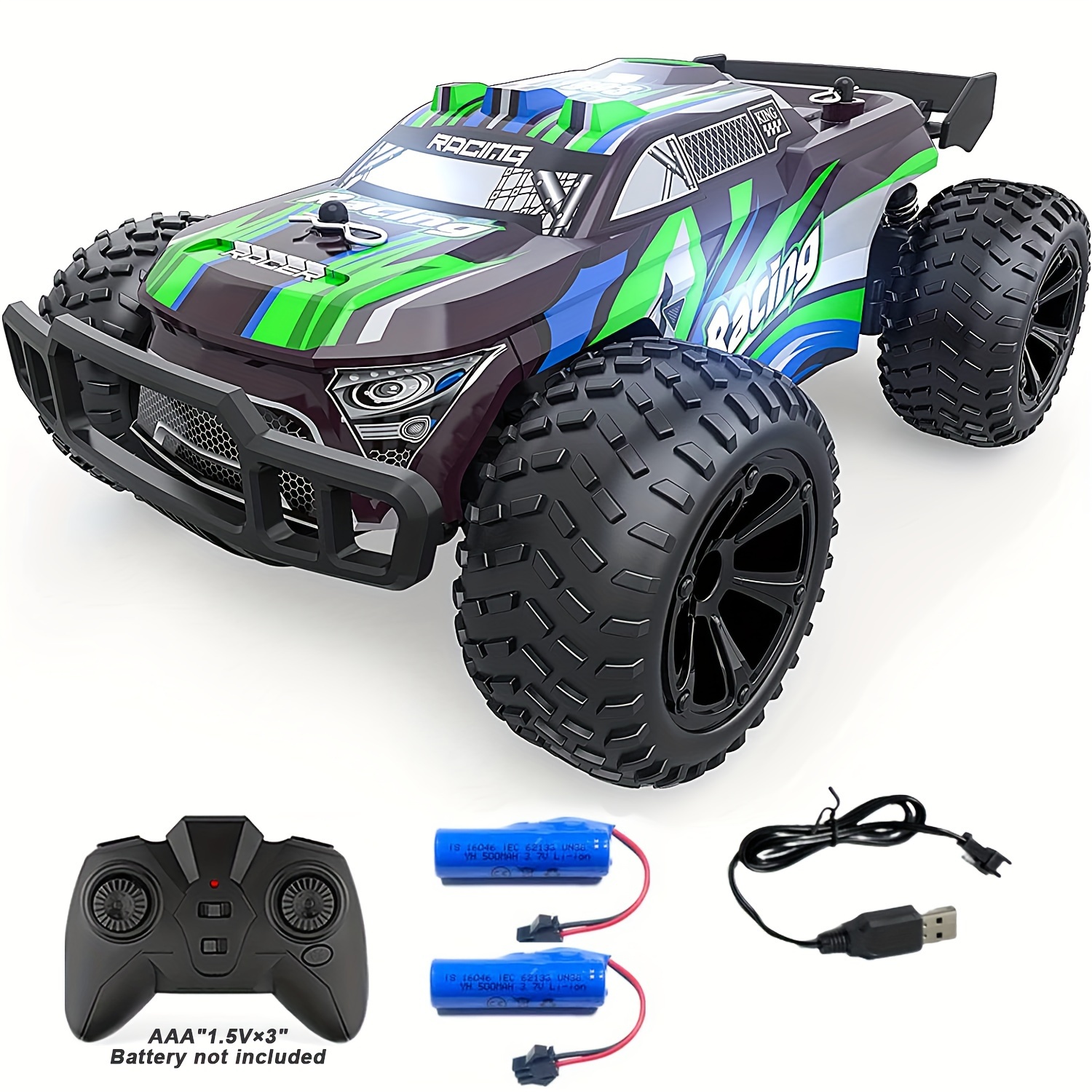 Remote Control Car 1 22 Car With 2 Rechargeable Batteries Lights 2.4GHz High Speed RC Cars Electric Toy Car Gift For 6 Year Old Boys G