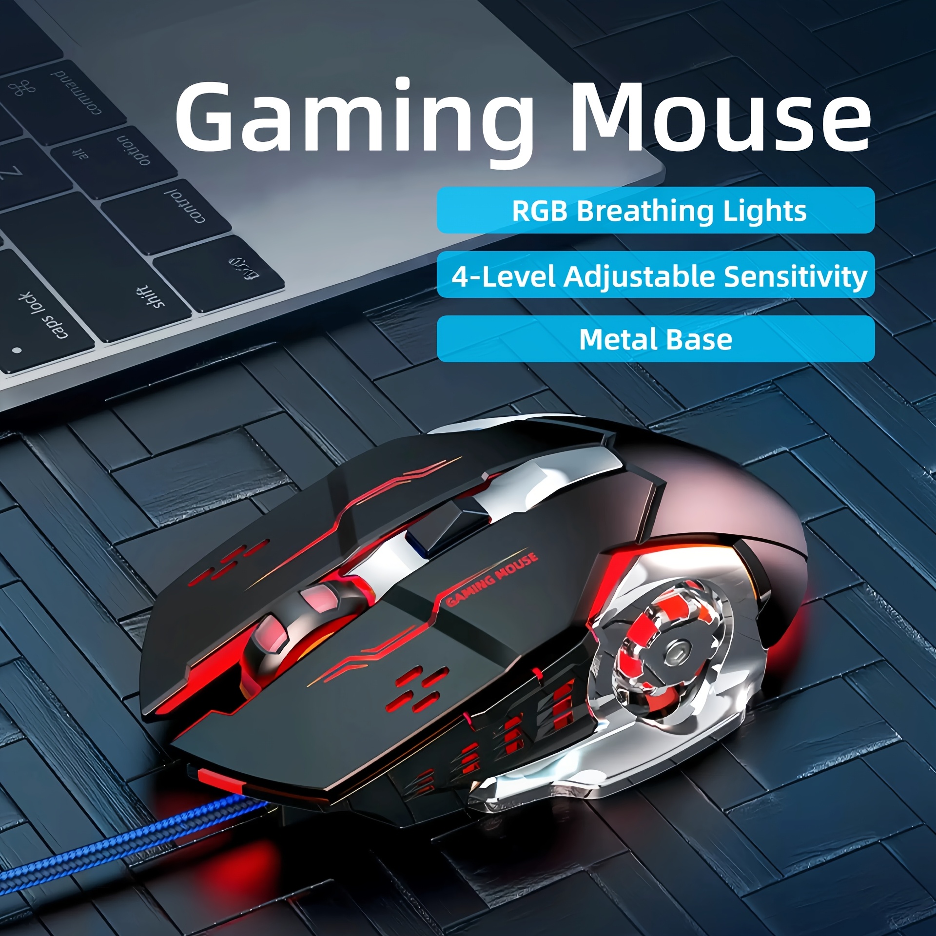 gaming mouse sold on Temu United States