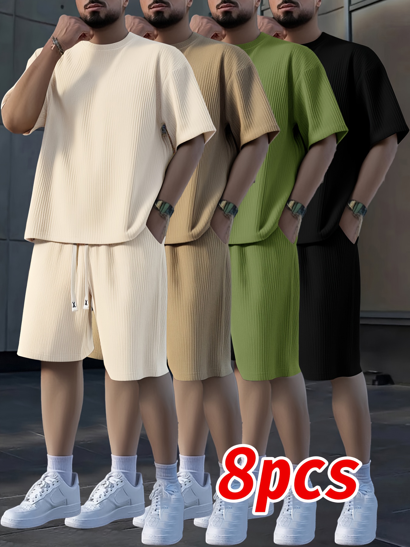 short sets for men sold on Temu United States