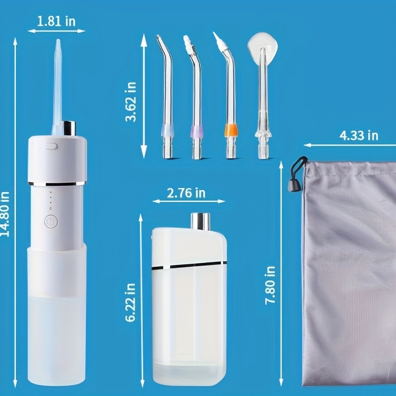 Portable Water Flosser Cordless For Teeth Cleaning, Dental Oral ...