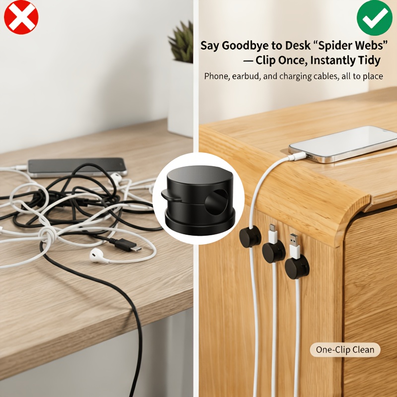magnetic cable organizers sold on Temu United States