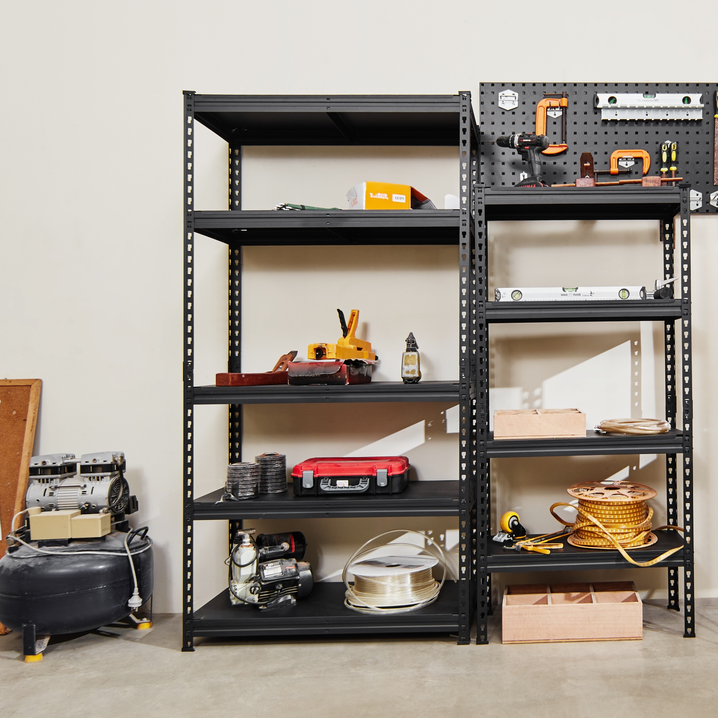 Metal W X D X H Storage Rack 5 Tier Adjustable Garage - Temu