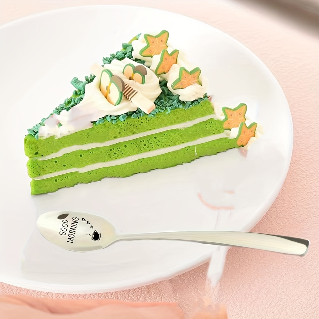 Good Morning Spoon Engraved Stainless Steel Gifts Mom Mum - Temu