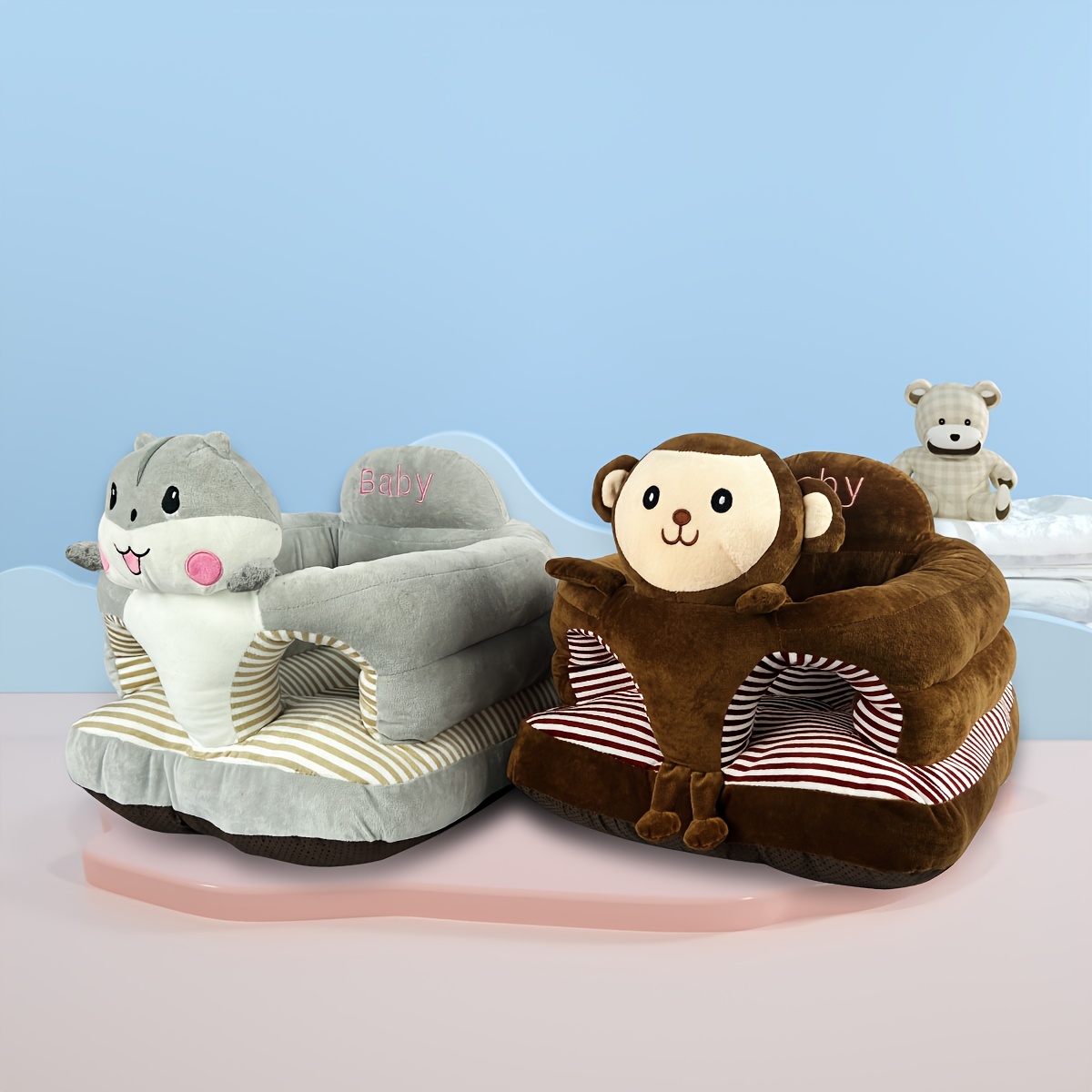 baby sitting chair sold on Temu United States