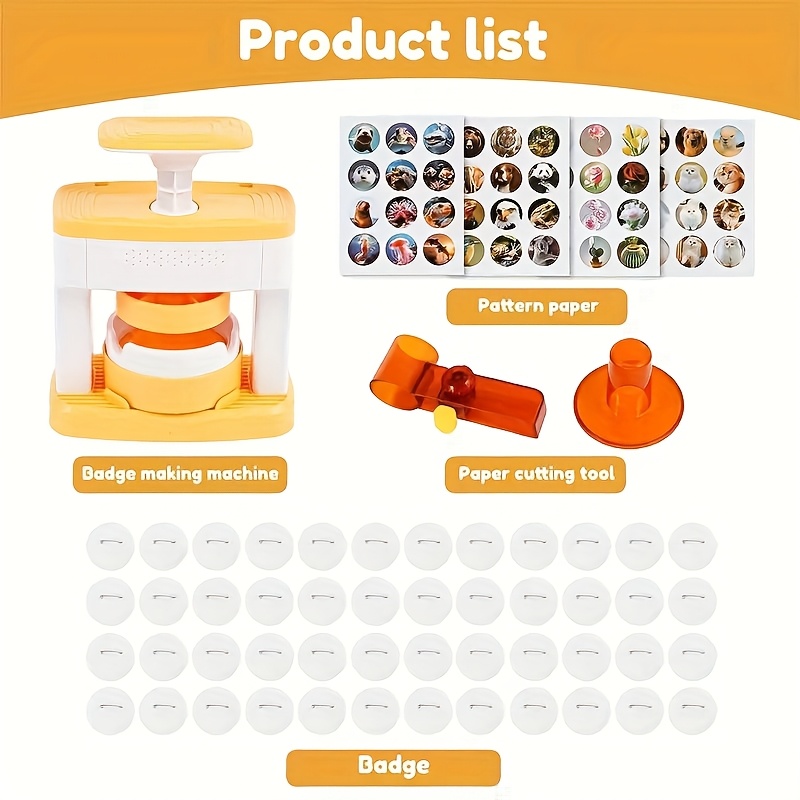 badge making machine sold on Temu Australia