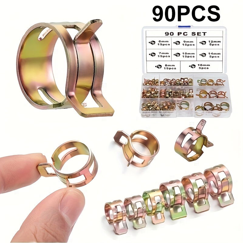 Split Collar Tube Clamps, Universal Connector Weldable Tube Clamps, 1-1...