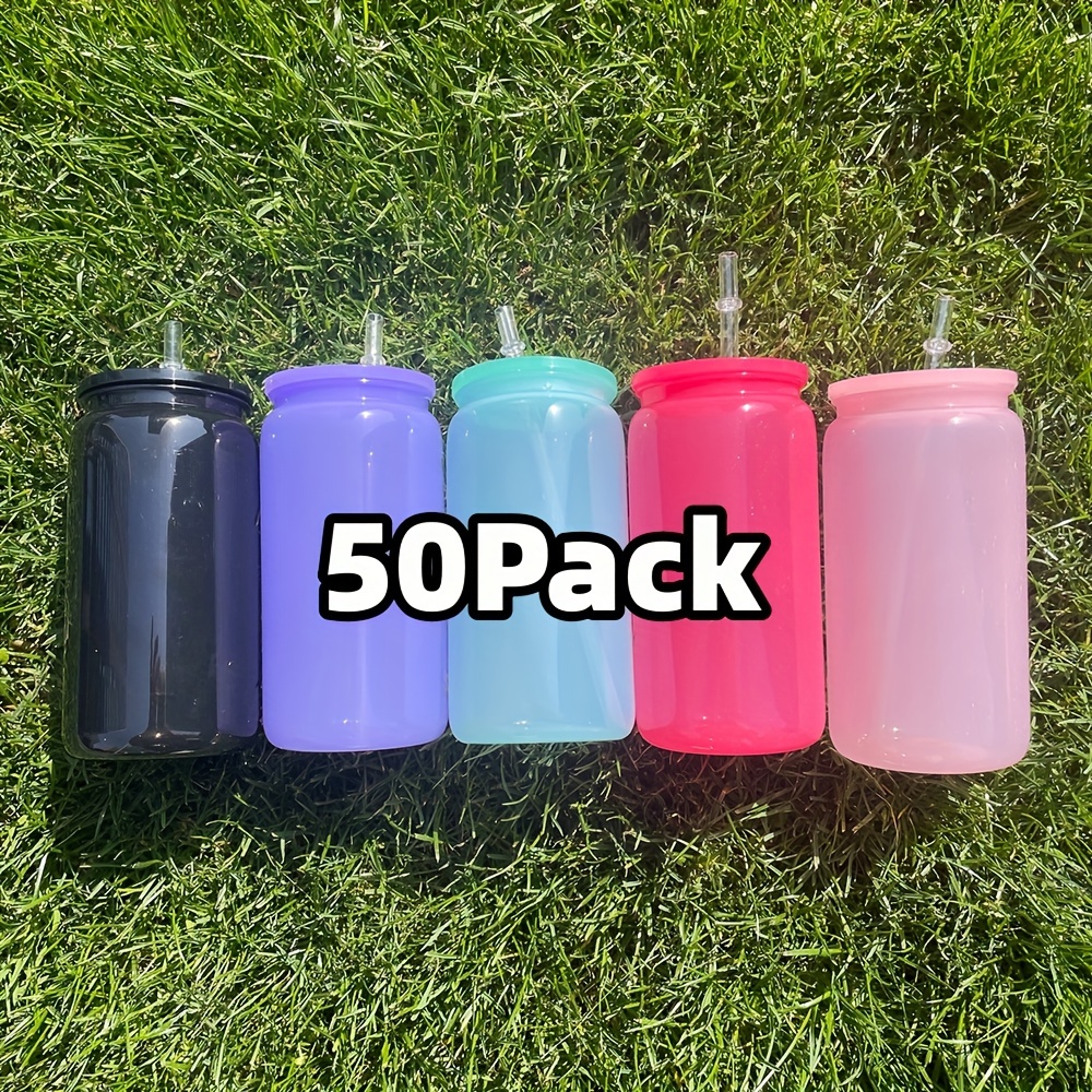 50pcs Pack, Usa Warehouse Free Shipping 16oz Macaron Colored Plastic ...