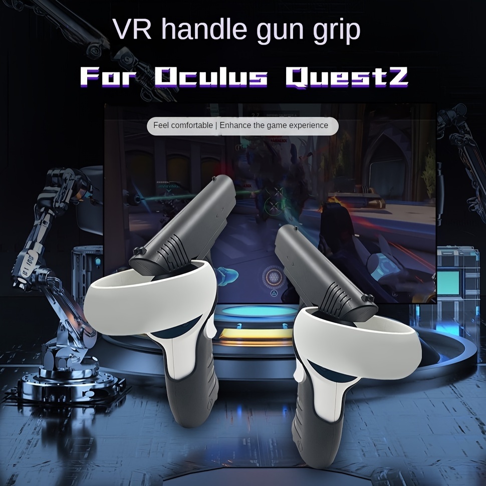 "comfort" Quest 2 Vr Shooting Grip Enhanced Virtual - Temu South Africa