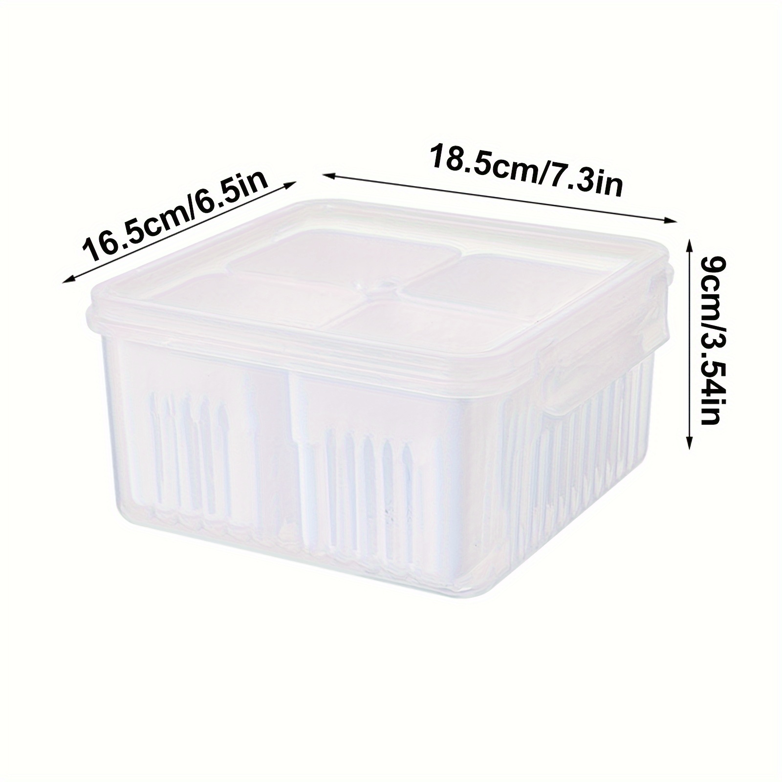 Refrigerator Storage Box Multipurpose Portable Food Sealed - Temu