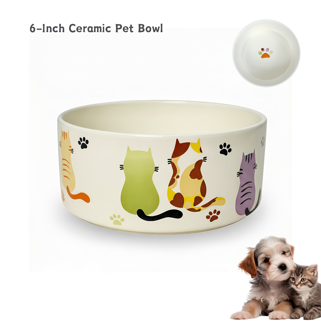 ceramic cat food bowls sold on Temu United States