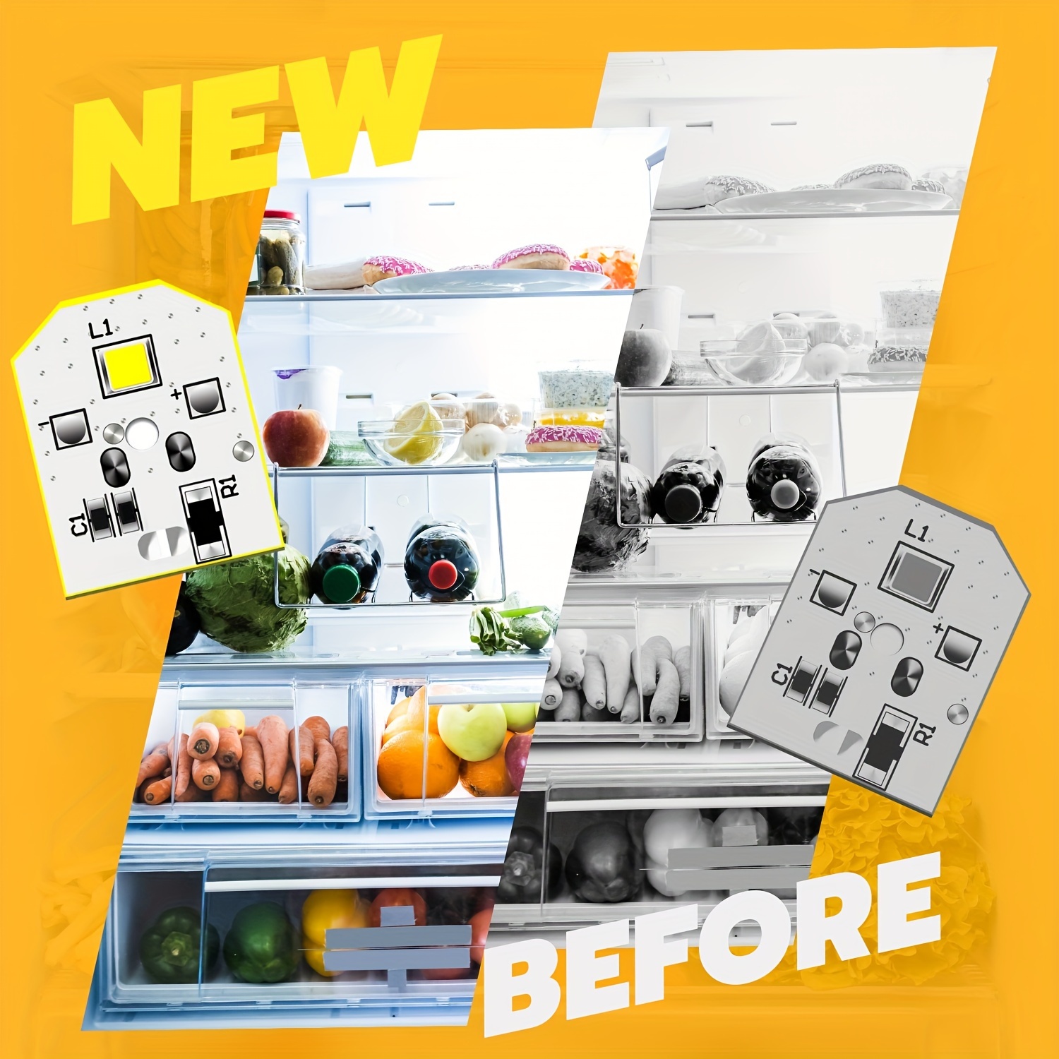 Wr55x11132 Wr55x25754 Compatible Ge Refrigerator Lt C126 Led - Temu