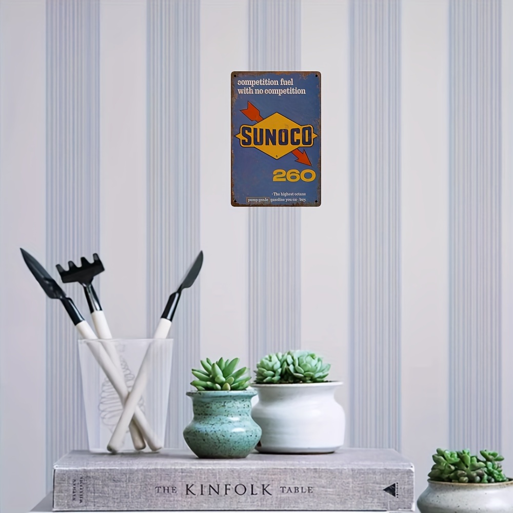 Vintage Sunoco 260 Competition Fuel Metal Tin Sign 8x12 Inches, Iron ...