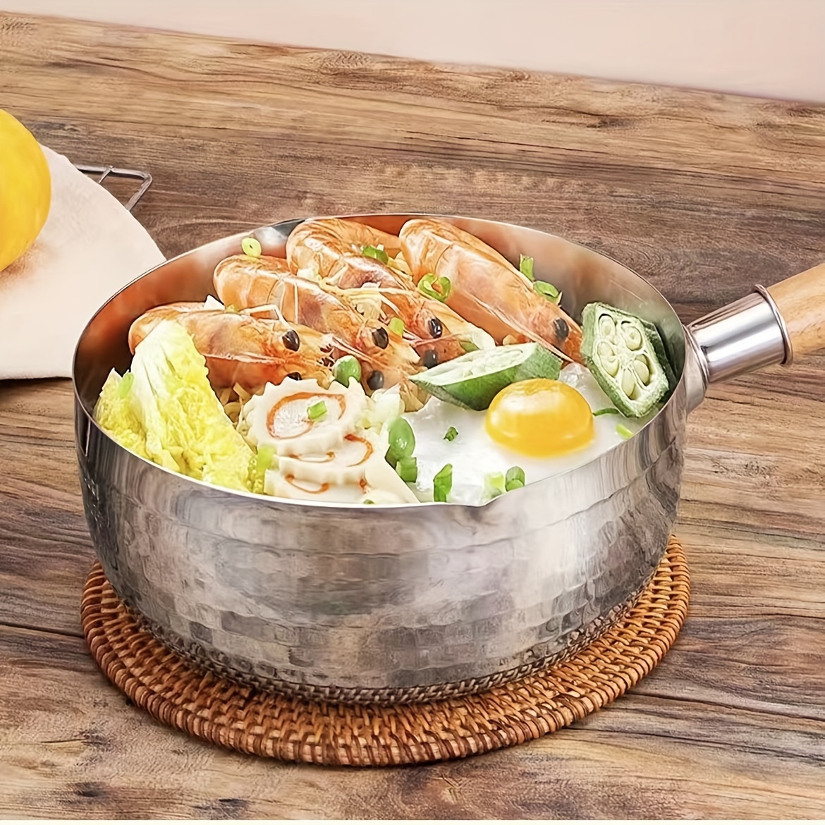 Nonstick Saucepan Stainless Steel Yukihira Pan Small Sauce - Temu ...