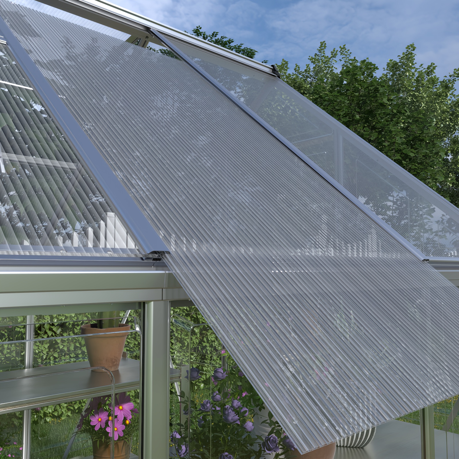 Polycarbonate Greenhouse Hybrid Structure - Temu
