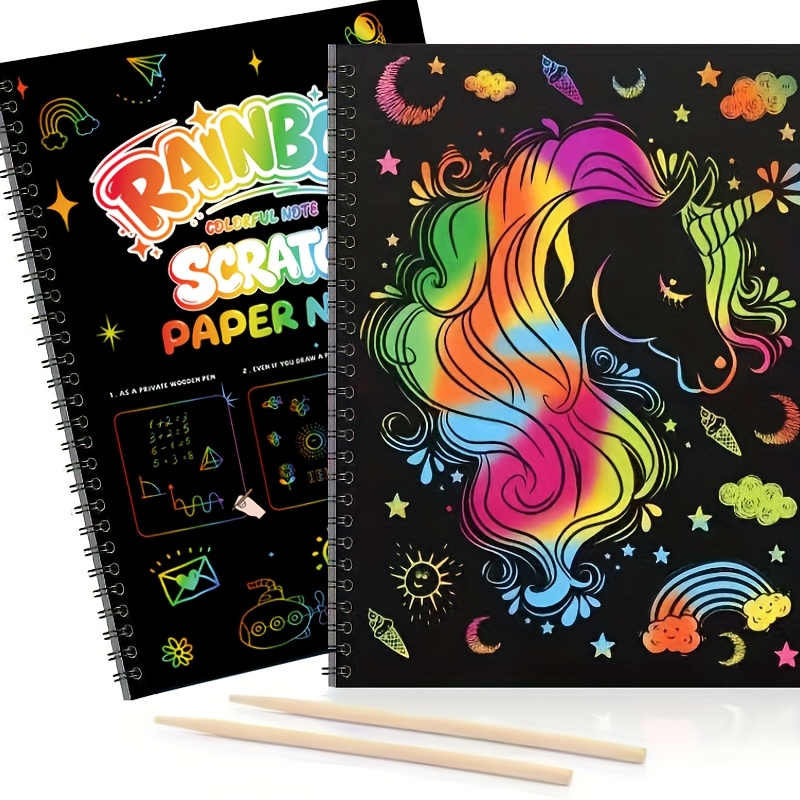 scratch paper art sold on Temu United States